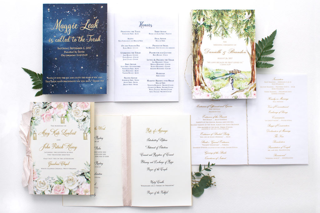 Wedding Programs - Momental Designs