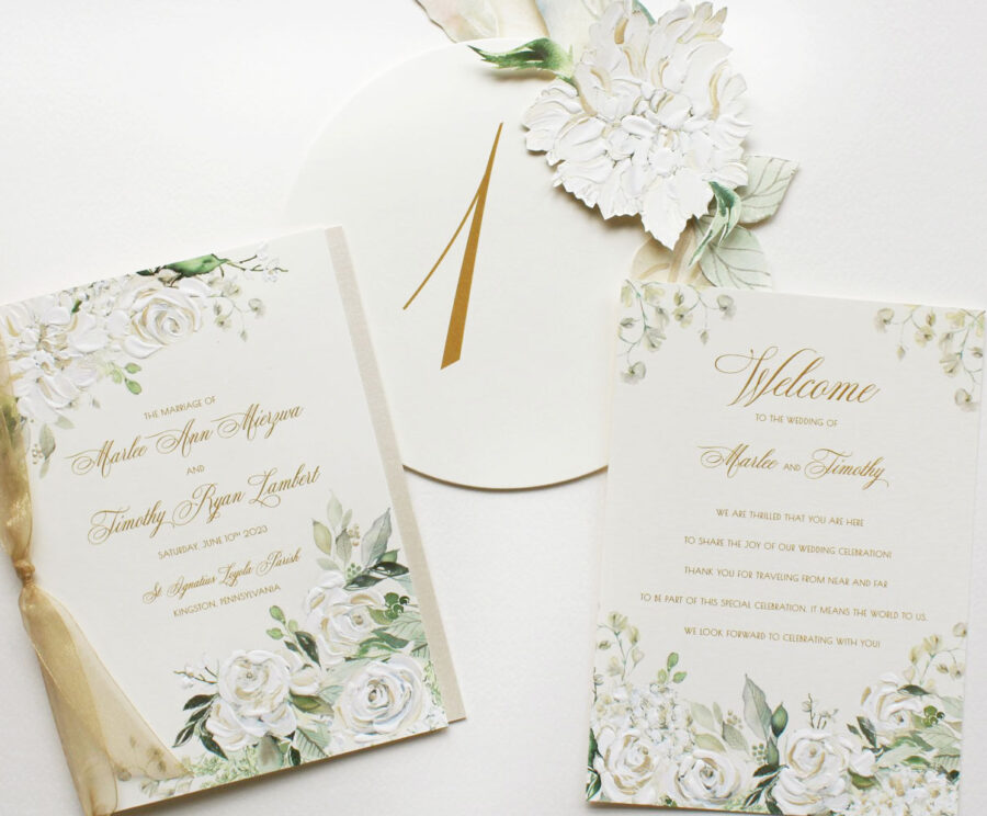 Venue Inspired Custom Wedding Invitations - Momental Designs