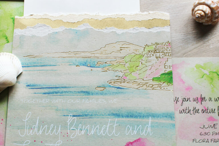Caribbean and Mexico Wedding Invitations - Momental Designs
