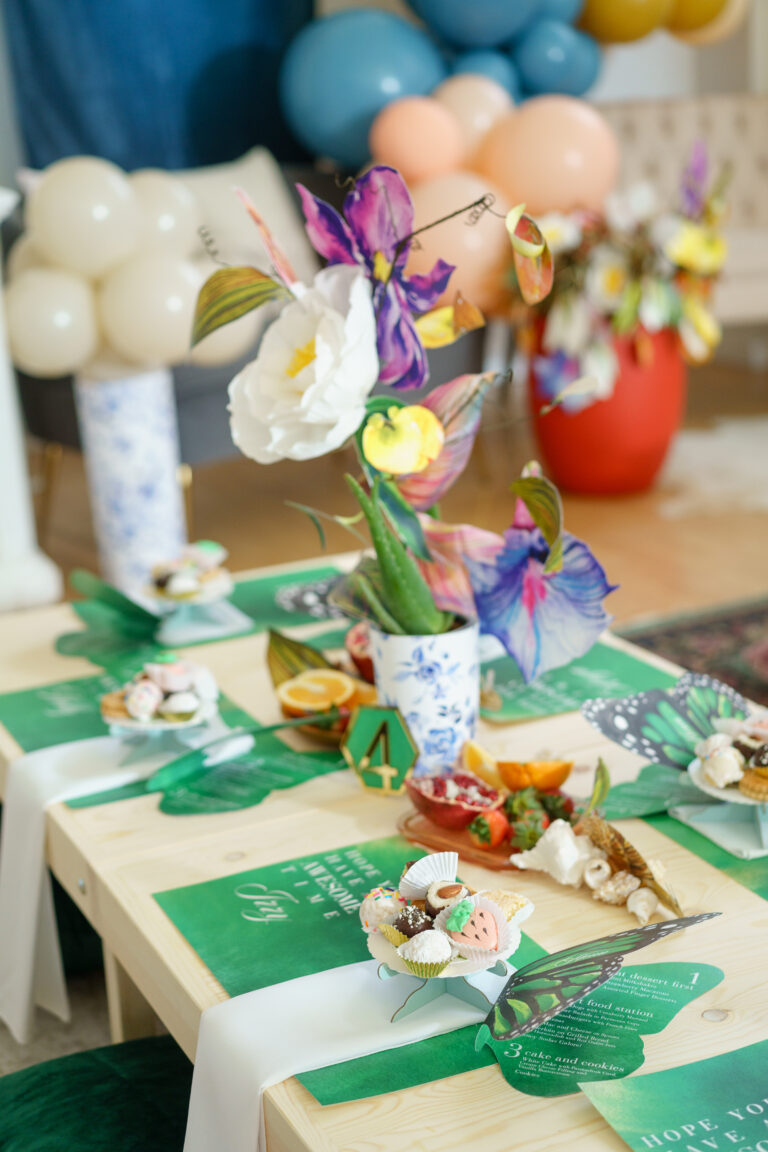 Bas Meeuws Inspired Watercolor Floral Birthday Party - Momental Designs