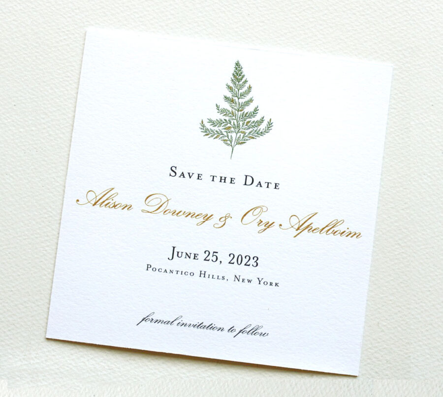 Simple Modern Save the Date - Momental Designs