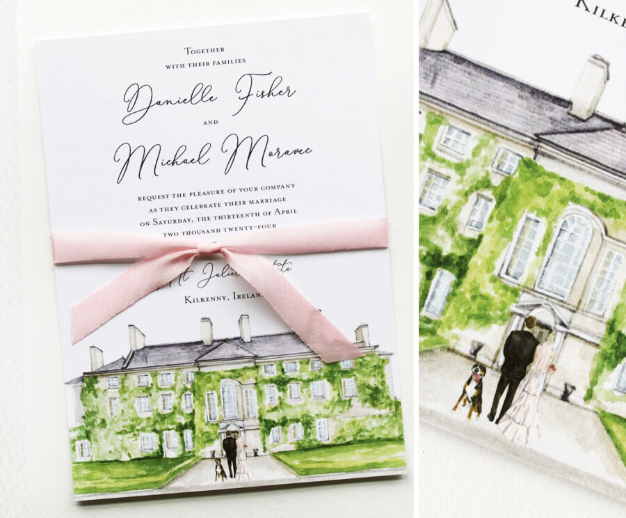 Mount Juliet Estate Wedding Stationery - Momental Designs