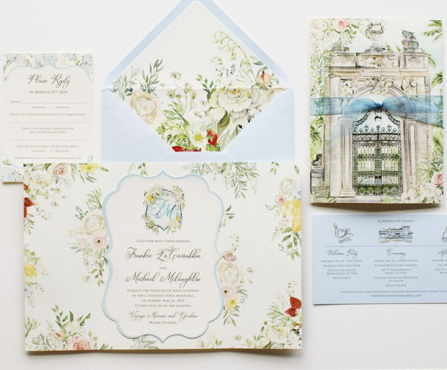 Miami Vizcaya Museum Invitations - Momental Designs